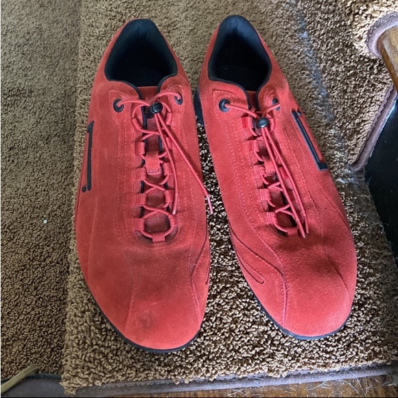 pirelli | Shoes | Pirelli Red Suede Mens Fashion Sneakers Size | Poshmark